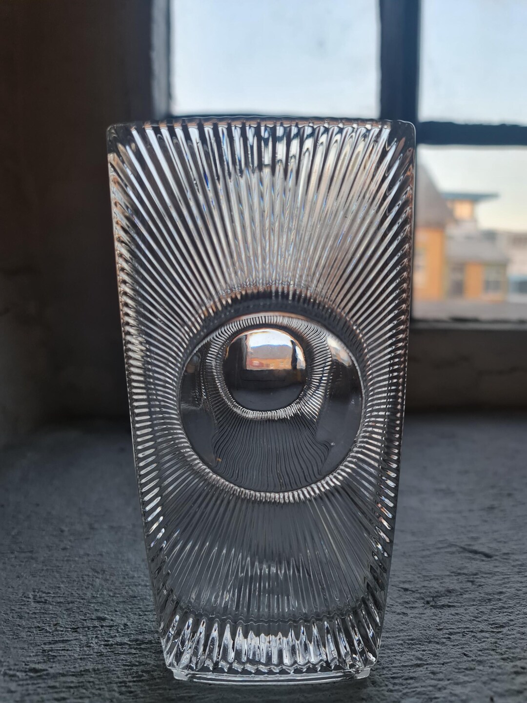 OSAKA “sun” Vase by Rudolf JURNIKL for SKLO Union, Libochovice ...