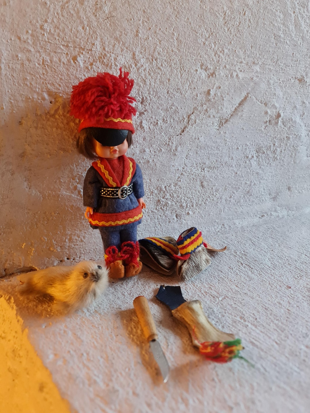 Collection of VINTAGE Sami Souvenirs, Sapmi Art and Handcrafted DUODJI ...