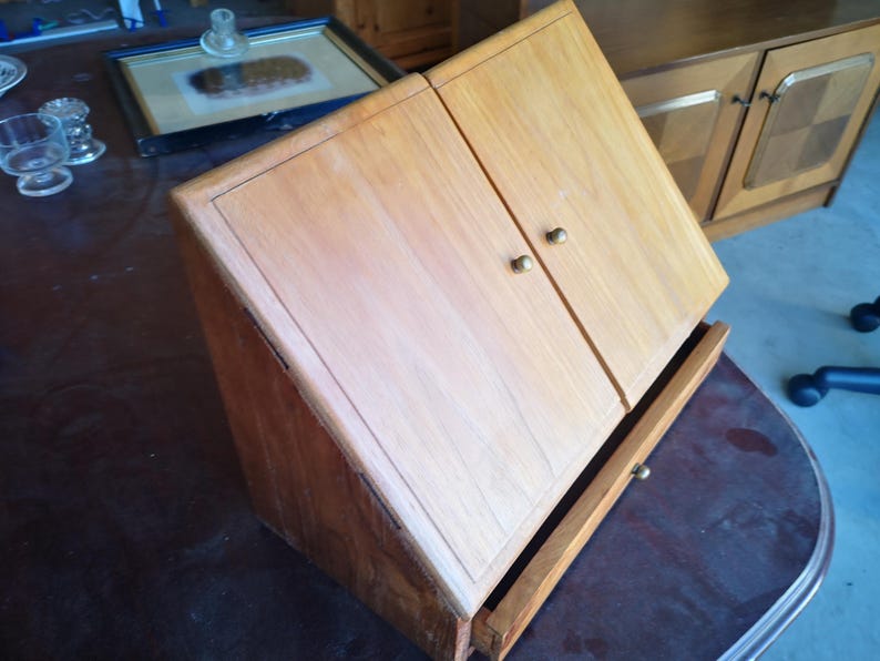 Antique Victorian Vintage Desktop Stationery Organiser. Quality ...