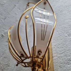Vintage Lotus Flower Wall Scone, Amazing Vintage Floral Lamp Lotus ...