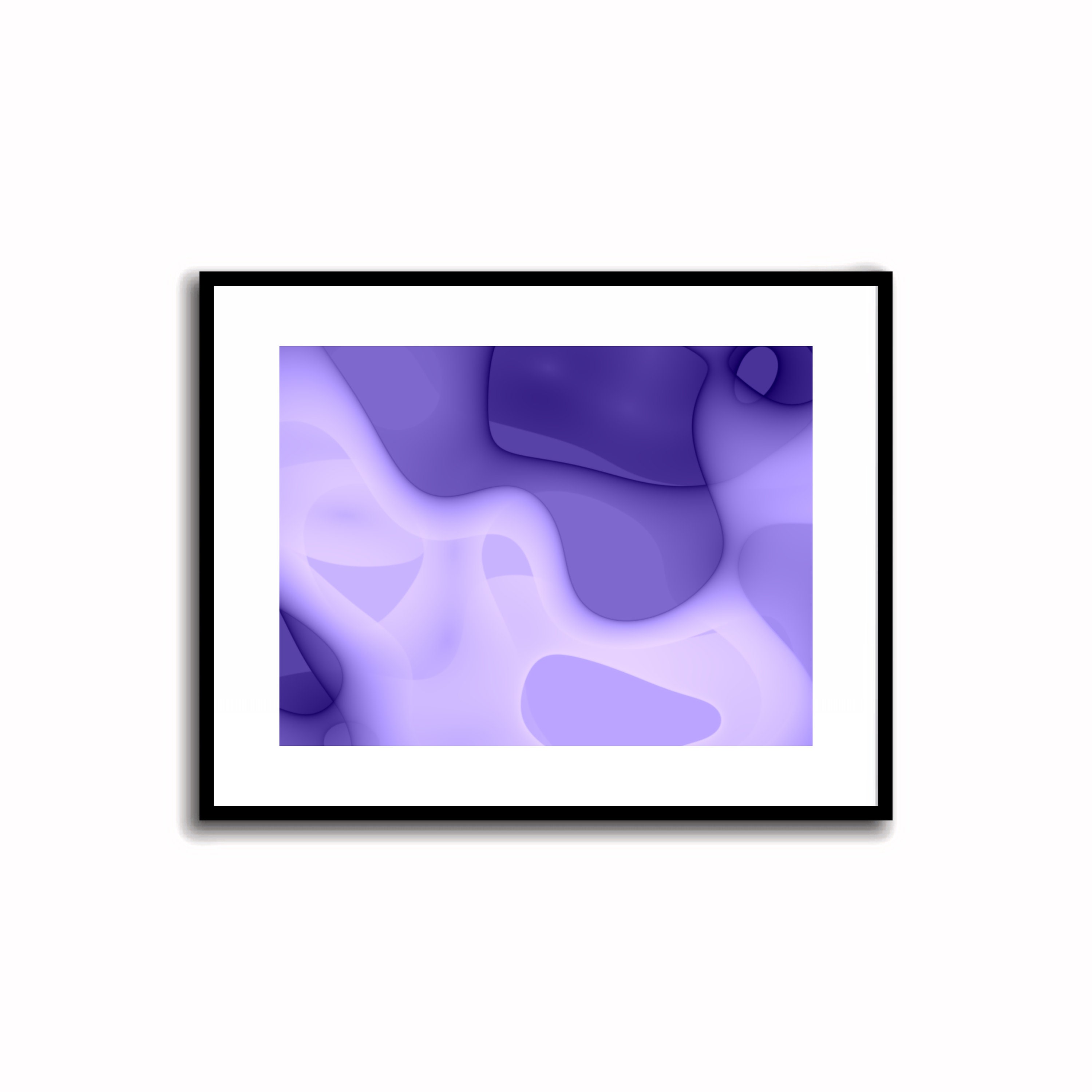 Purple Art Print Abstract Artwork Instant Digital Download PRINTABLE ...