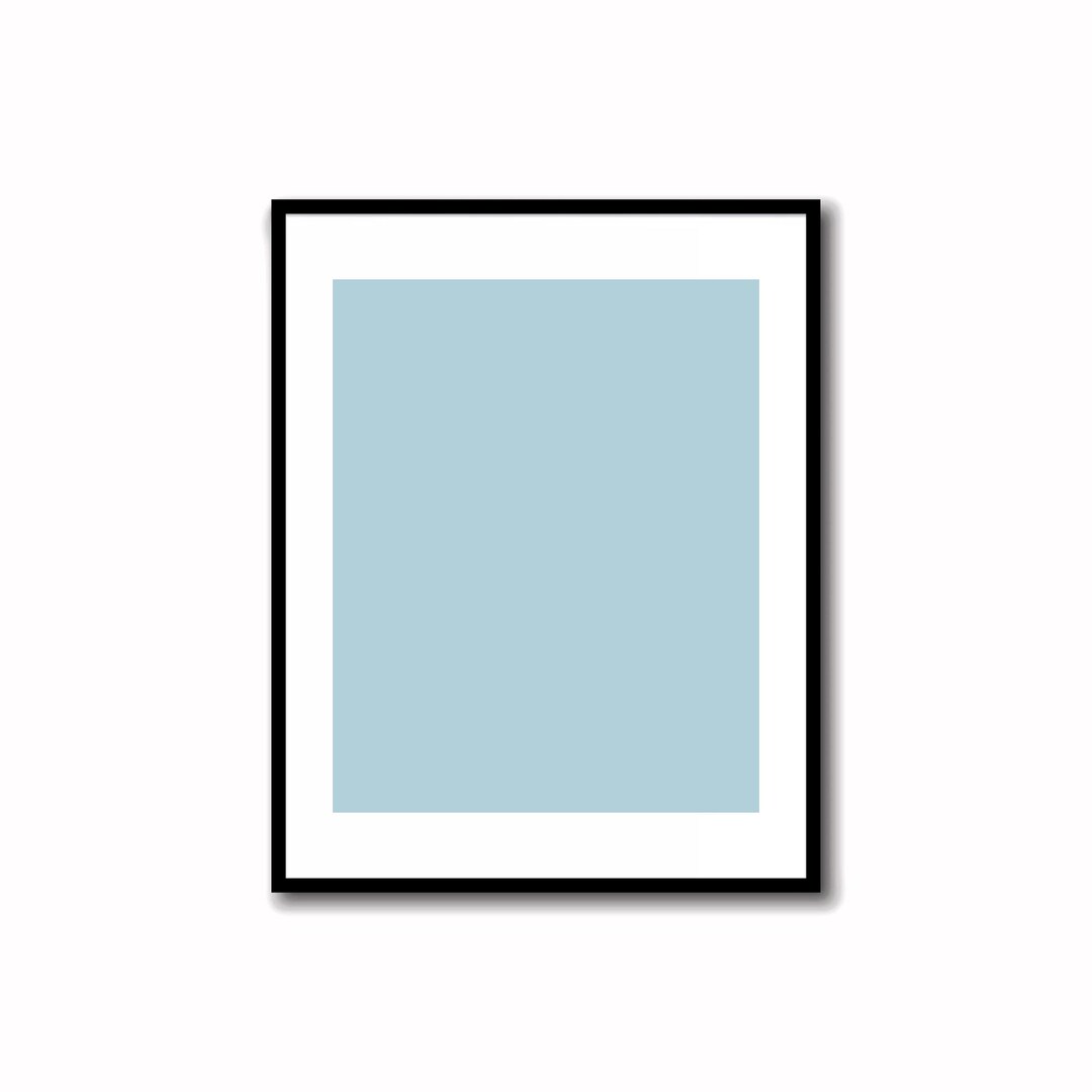 Light Blue Gray Color Swatch Print One Color Palette PRINTABLE ...