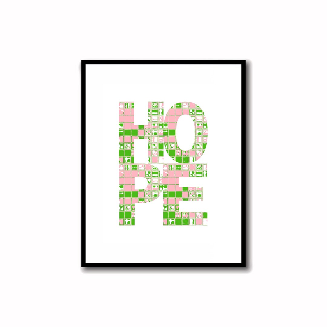 Hope Print Word Sign PRINTABLE Wall Art Abstract Artwork Instant ...