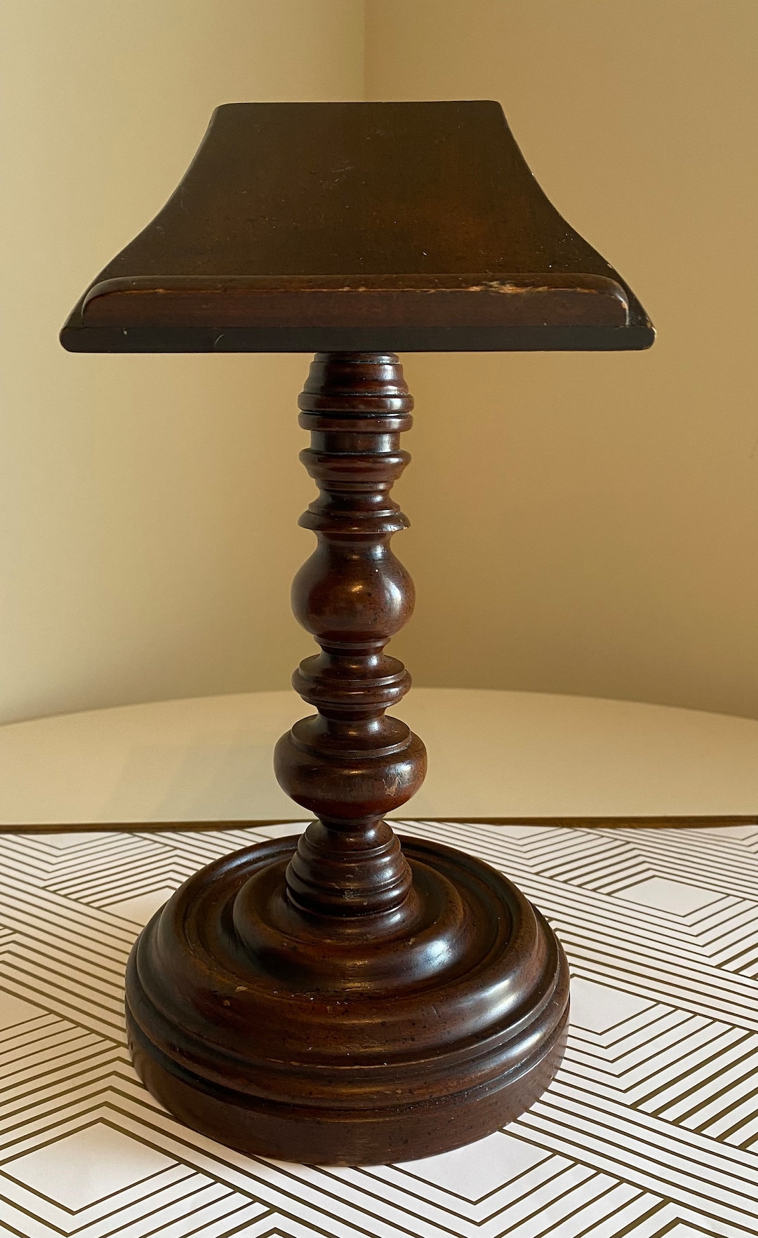 Vintage Wood Table Top Podium, Card Stand - Etsy