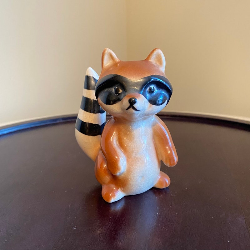 Raccoon Figurine - Etsy
