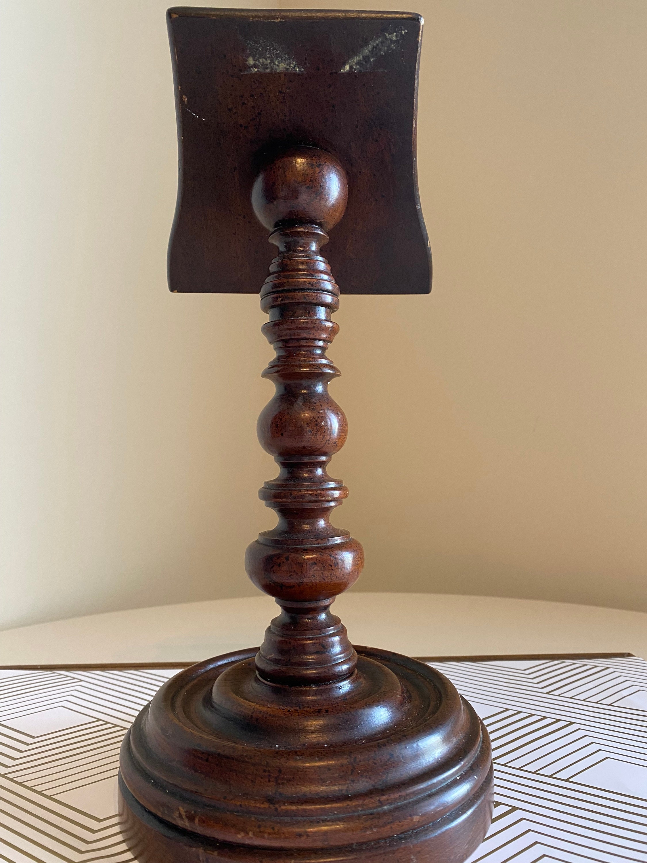 Vintage Wood Table Top Podium, Card Stand - Etsy