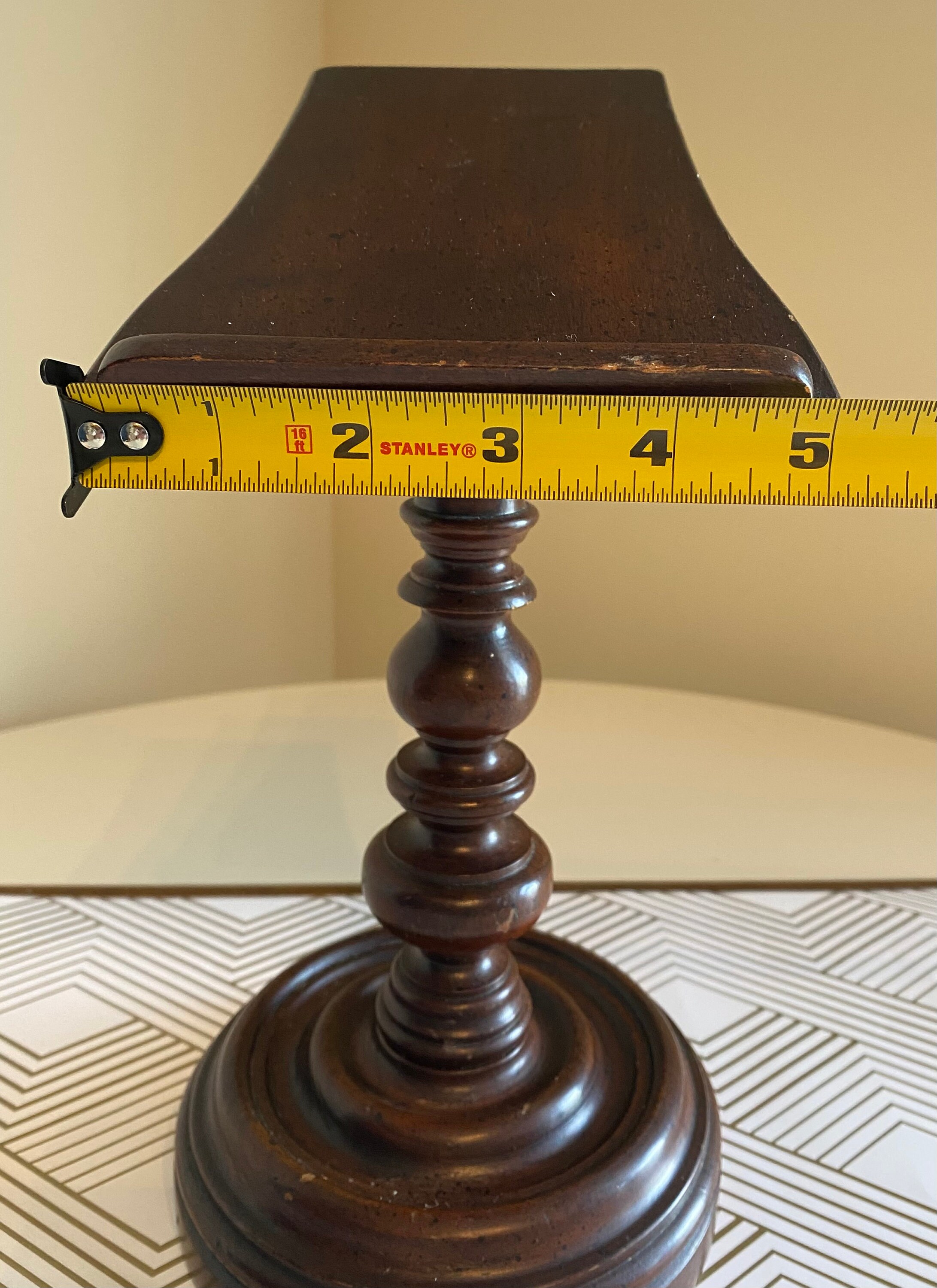 Vintage Wood Table Top Podium, Card Stand - Etsy