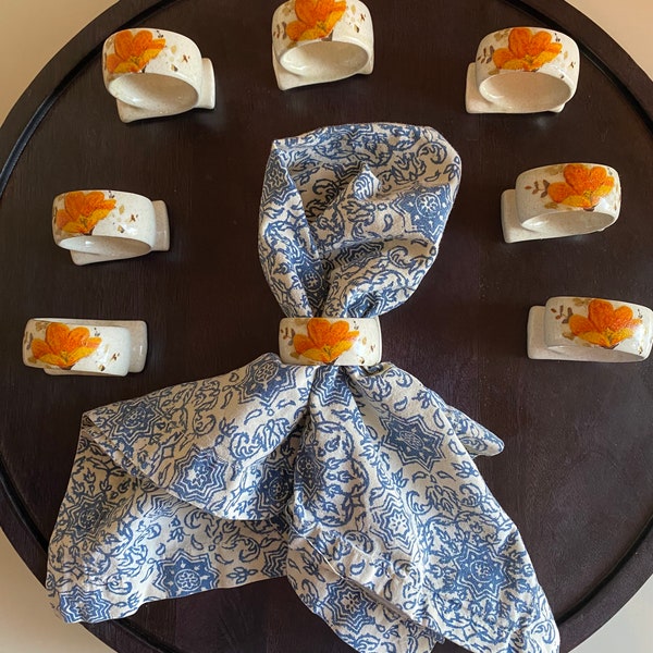 Ceramic Napkin Rings - Etsy