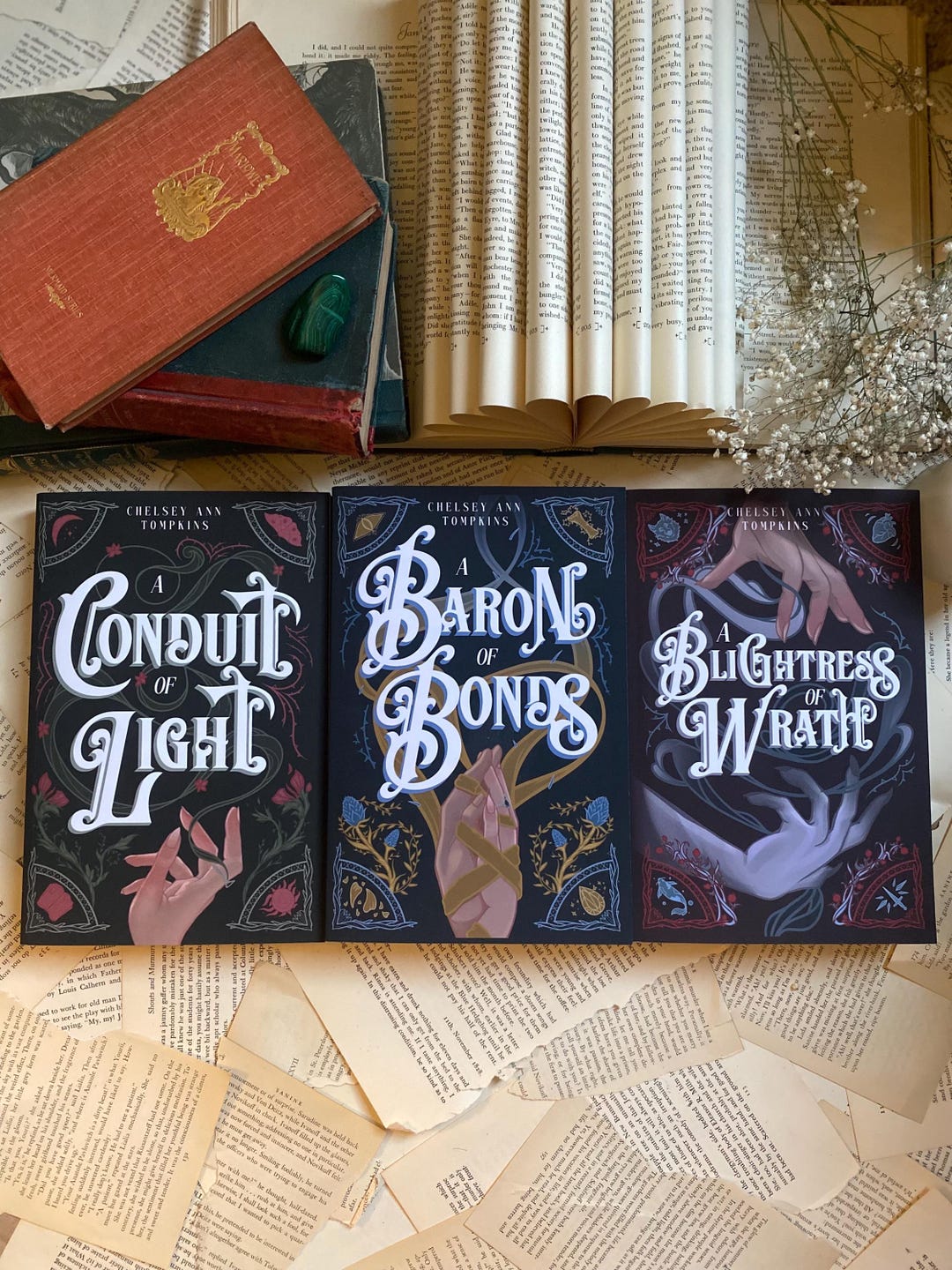 Signed Paperback Bundle of A Conduit of Light Trilogy - Etsy
