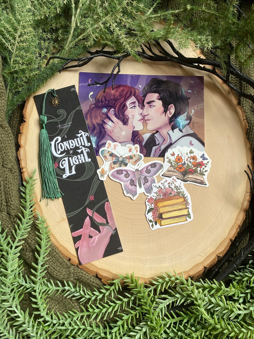 A Conduit of Light Bookmark and Character Art - Etsy