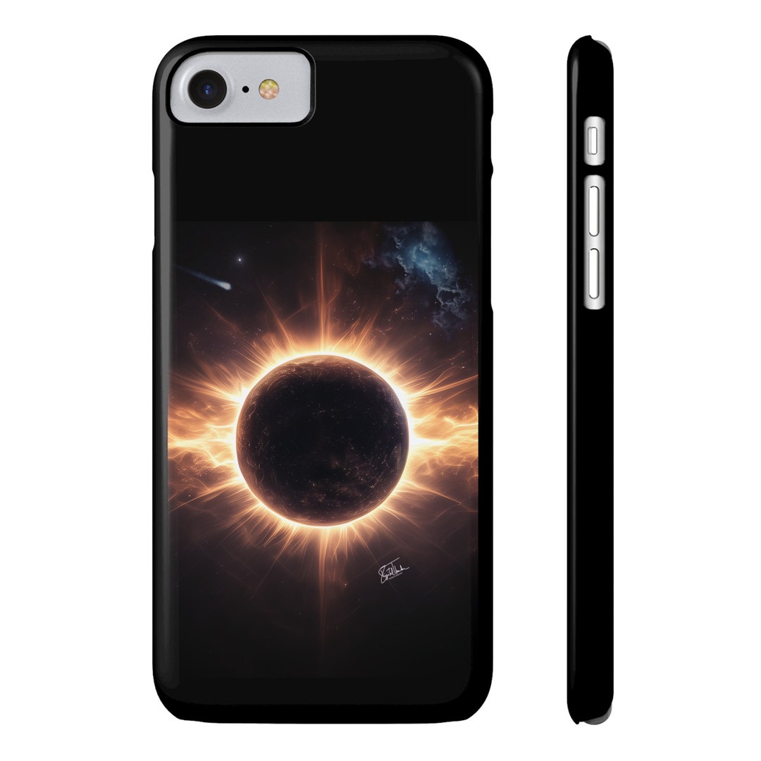 Solar Eclipse Comet - iPhone Slim Cases - Etsy UK