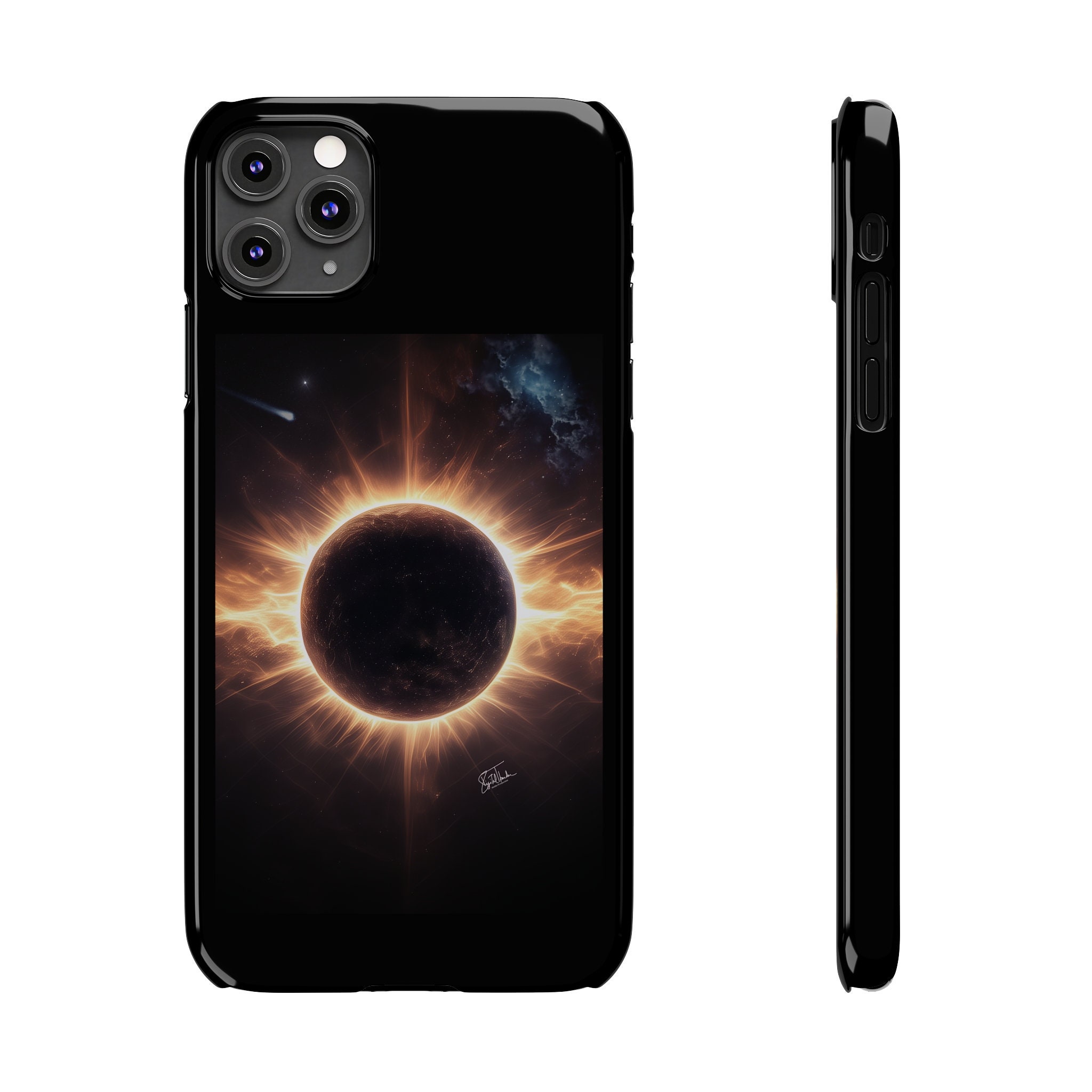 Solar Eclipse Comet iPhone Slim Cases - Etsy UK