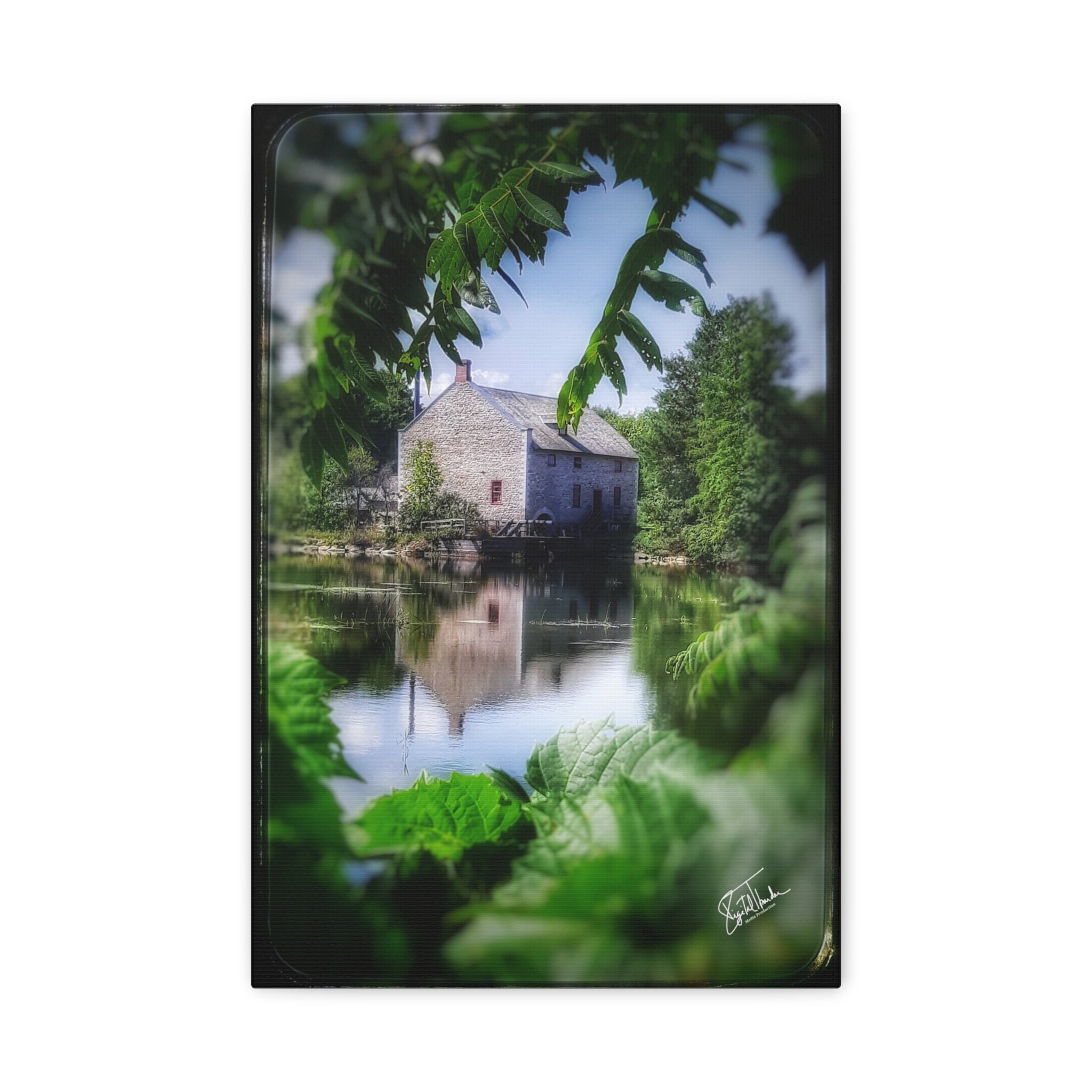 The Mill, Upper Canada by Digital Thunder - Photo on Matte Canvas ...
