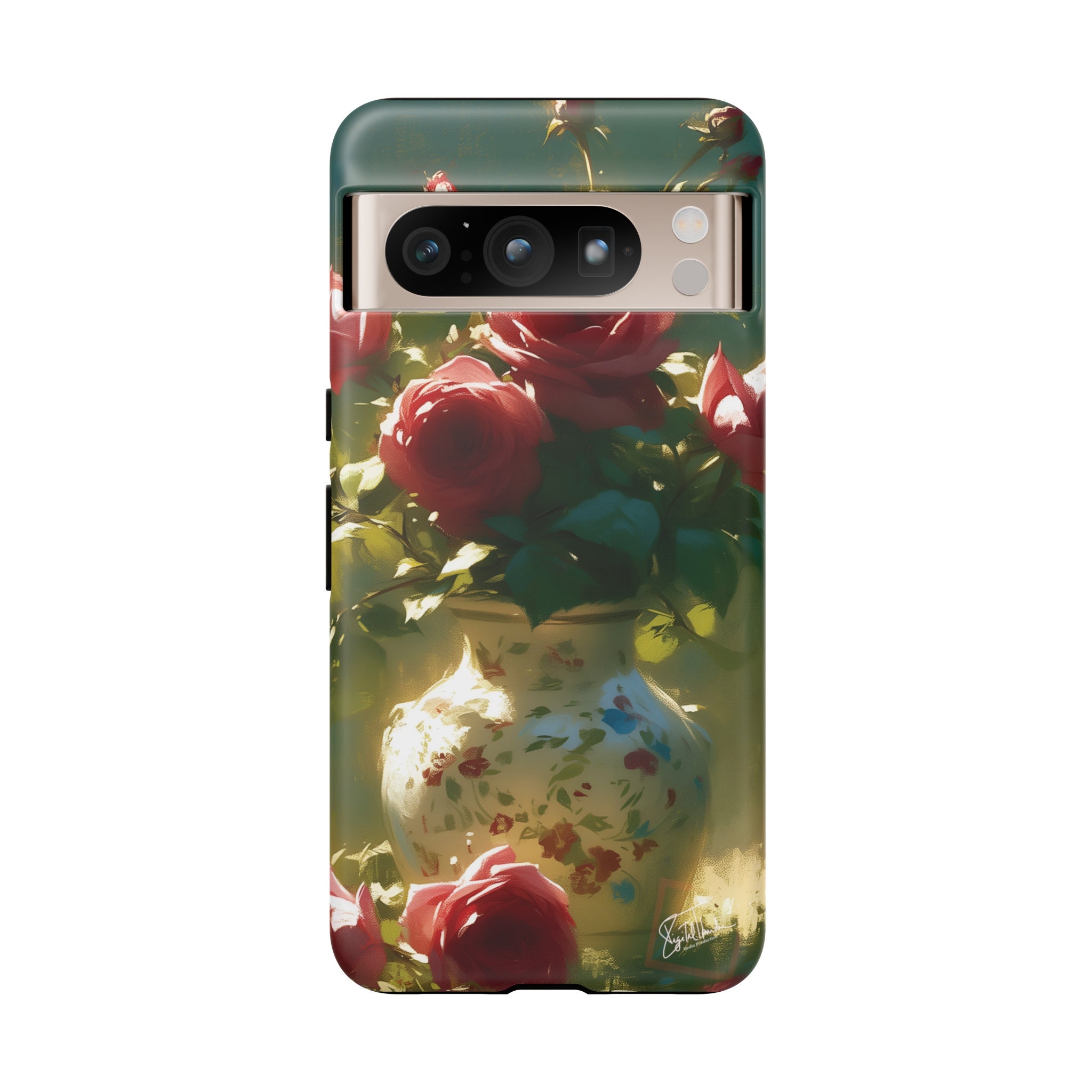 Red Roses in a Vase - Tough Phone Cases - Etsy UK