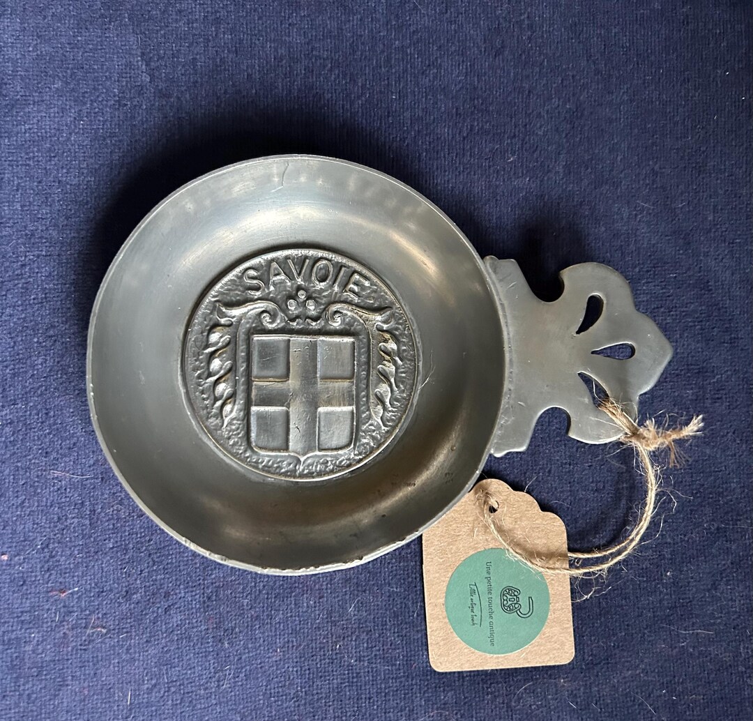 Pewter Sommelier Cup / Wine Taster_french Vintage/antique With Savoy ...