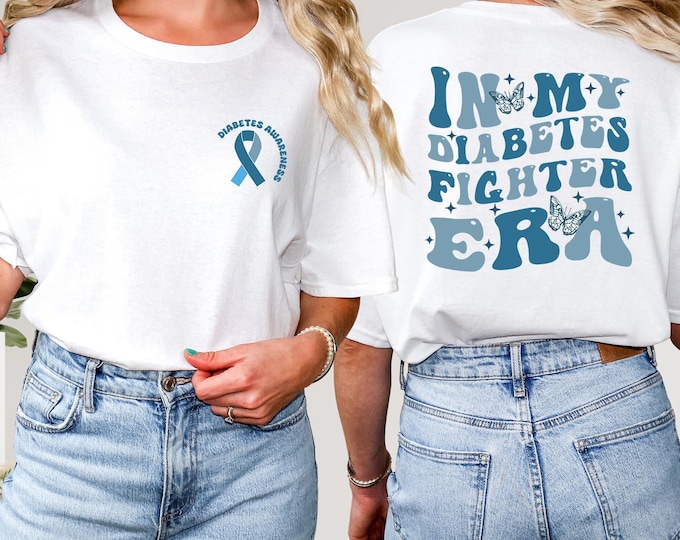 In My Diabetes Fighter Era T-shirt, Warrior Shirt, Diabetes Month Shirt ...