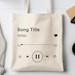Custom Song Tote Bag,personalized Favorite Song Name Bag, Customizable ...