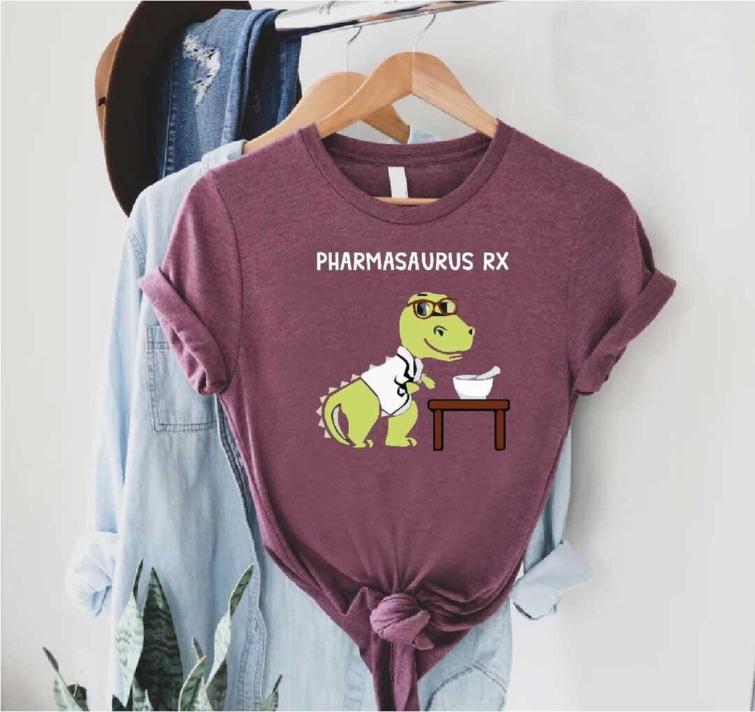 Funny Pharmacist Shirt,pharmasaurus Rex Shirt,pharmacist Dinosaur Shirt ...