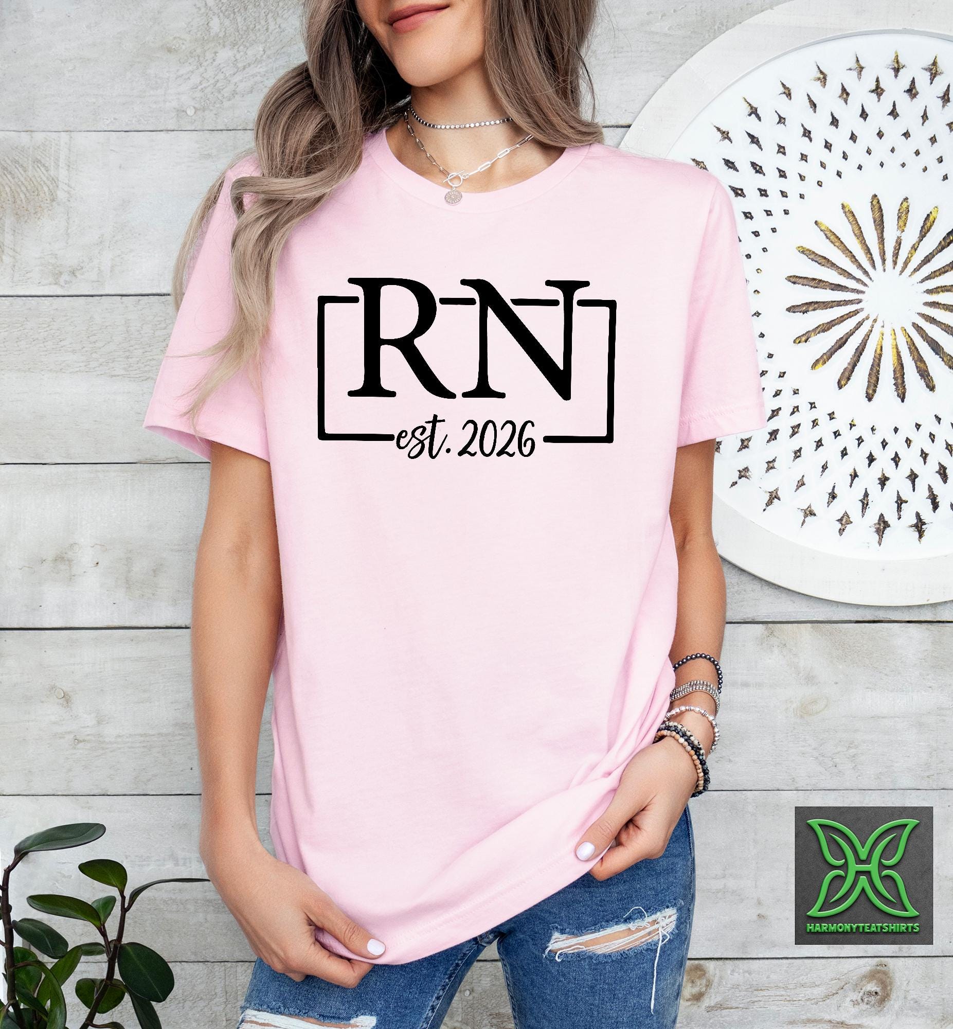 Registered Nurse Shirts, Nurse Est Shirt, RN 2026 Shirt, Nurse Student ...