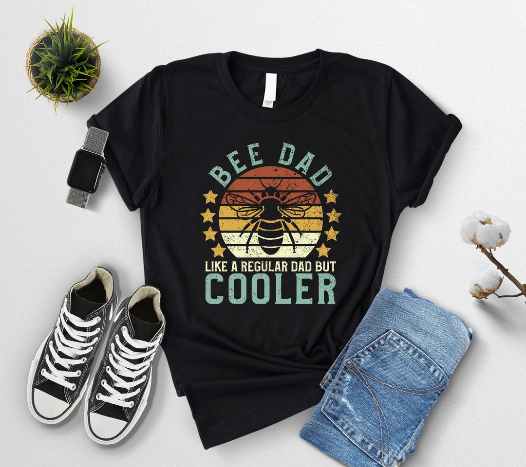 Bee Dad Shirt,funny Fathers Day Gift,beekeeper Dad Tee,beekeeping ...