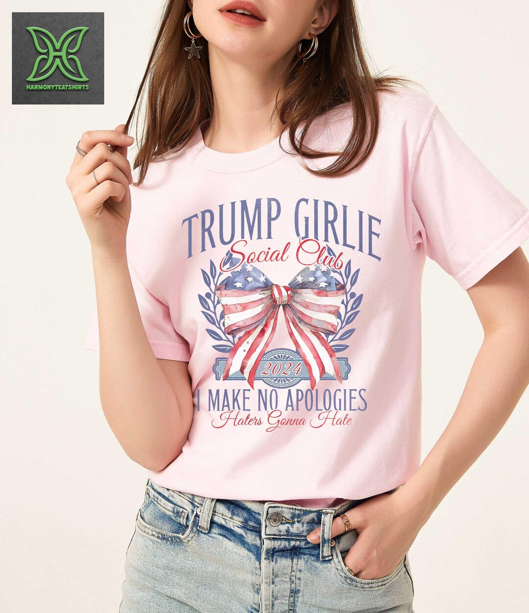 Comfort Colors® Coquette Trump Social Club Shirt,women Election Tee ...