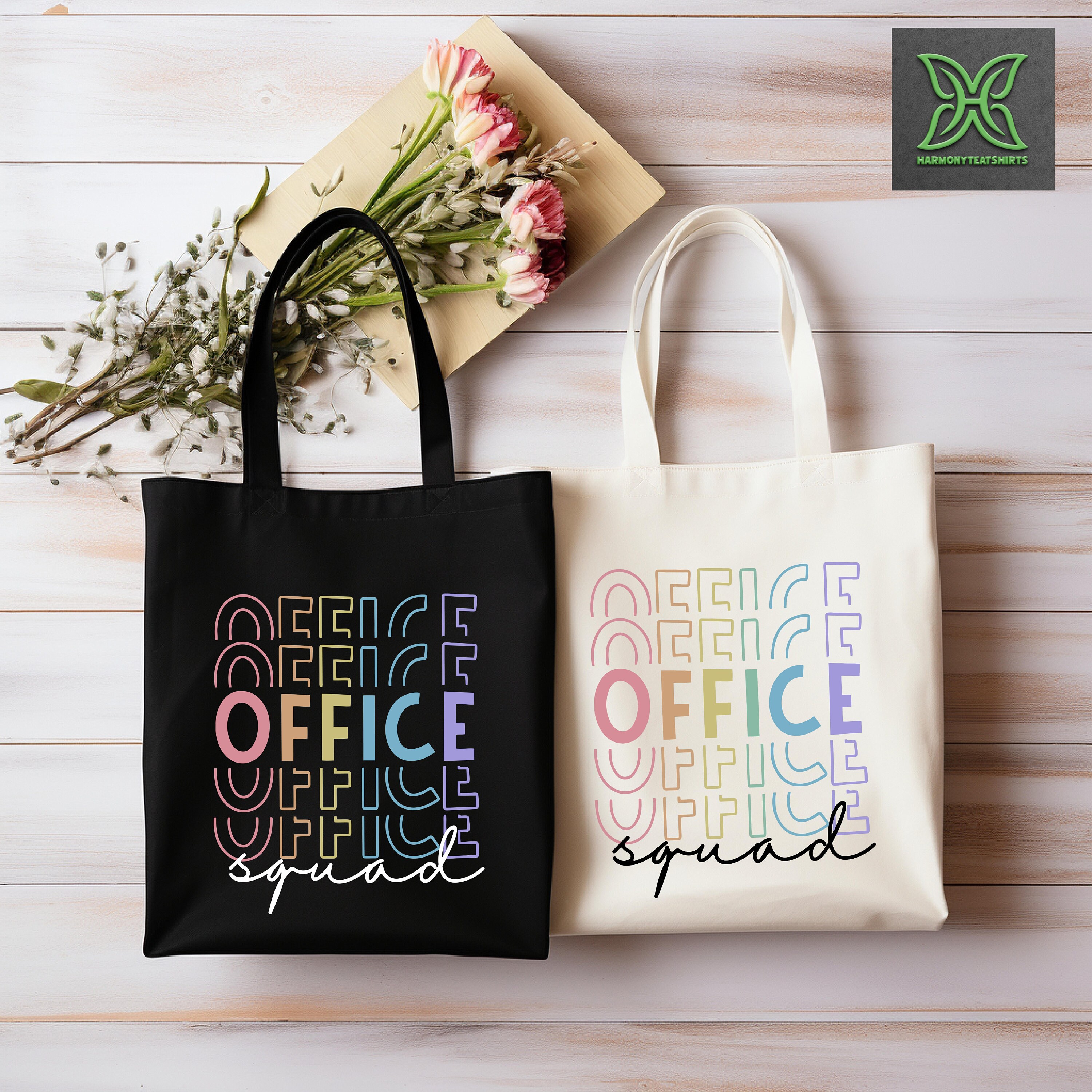 Cute Office Squad Tote Bag,office Staff Gift,coworker Appreciation Gift ...