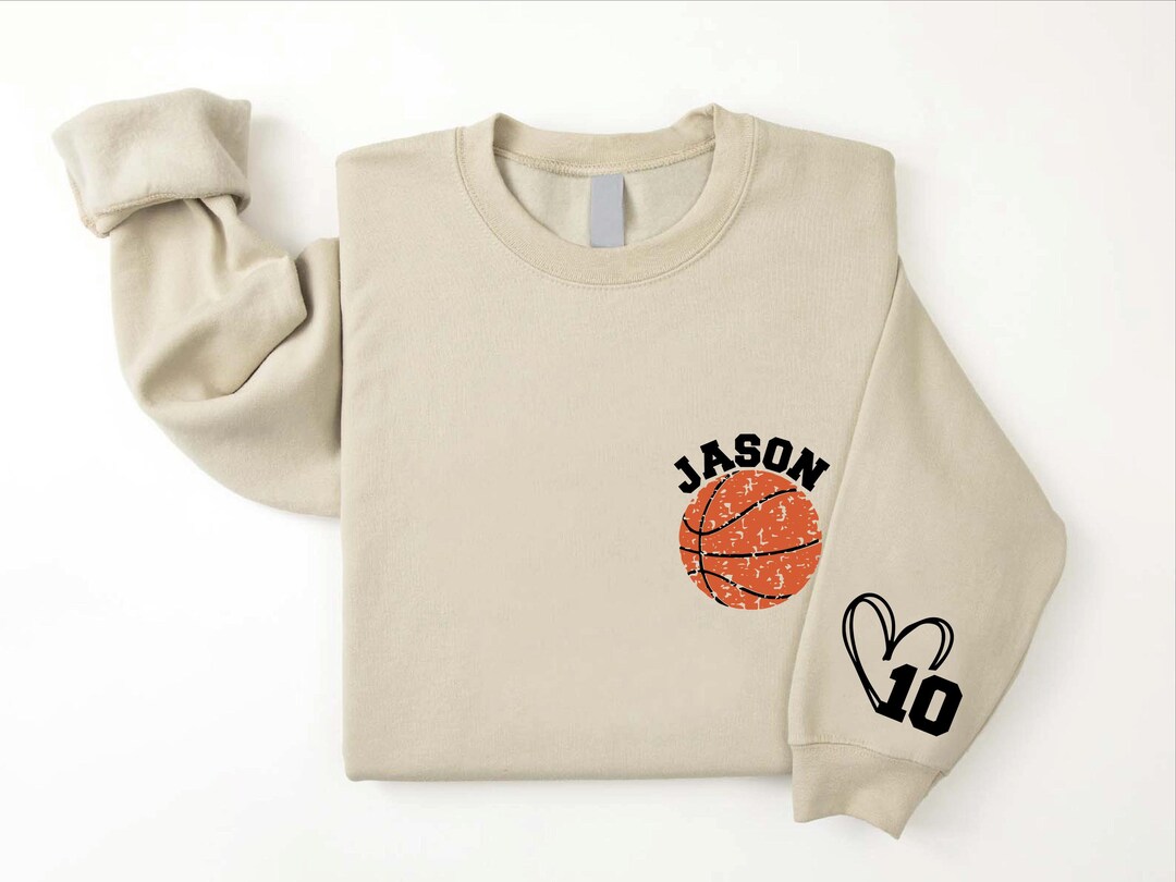 Custom Basketball Team Sweater,basketball Sweathirt With Number&name ...