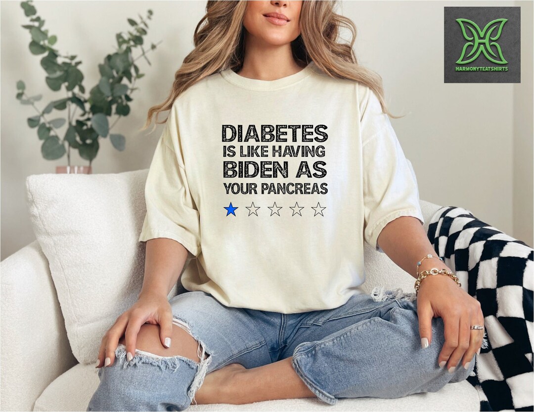 Diabetes Awareness Comfort Colors Shirt,sarcastic Diabet,funny Pancreas ...