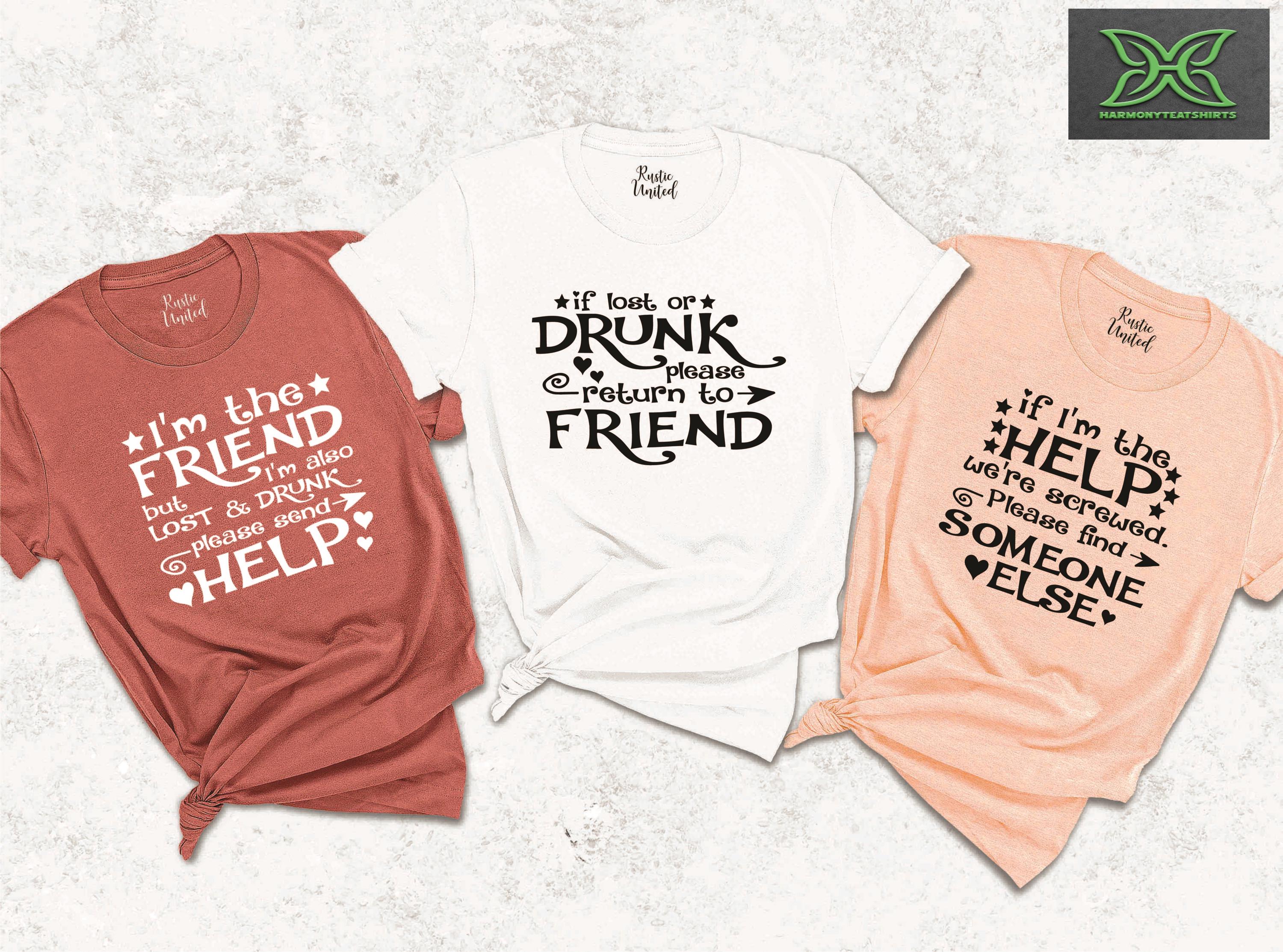 Funny Drinking Shirts for Girls,drunk Friends Gift Shirt, Girls Weekend ...