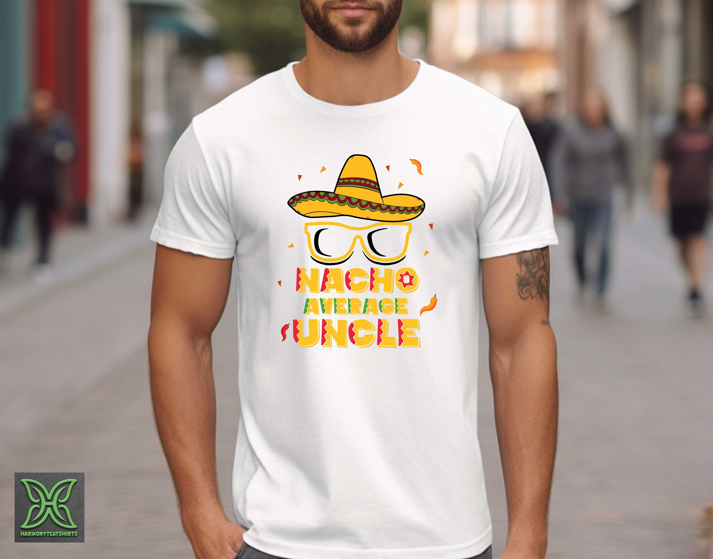 Nacho Average Uncle Shirt,funny Uncle Gifts,funny Cinco De Mayo Tees ...