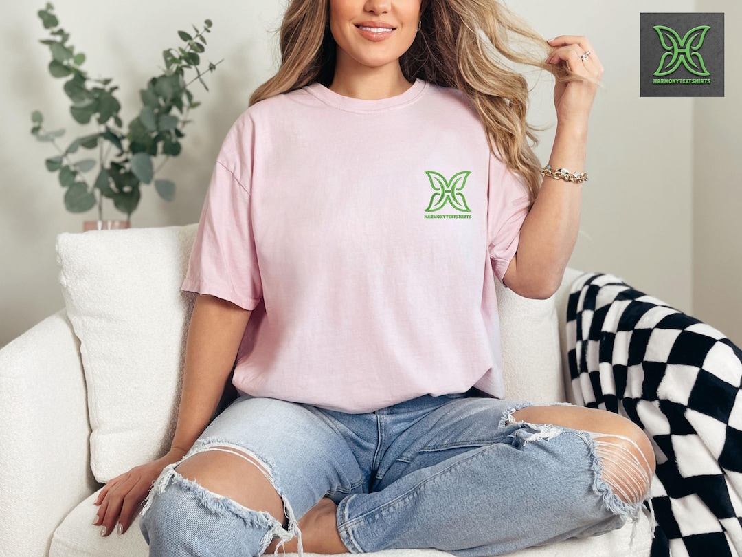 Custom Embroidered Business Logo Comfort Colors® Text Quote Bulk T ...