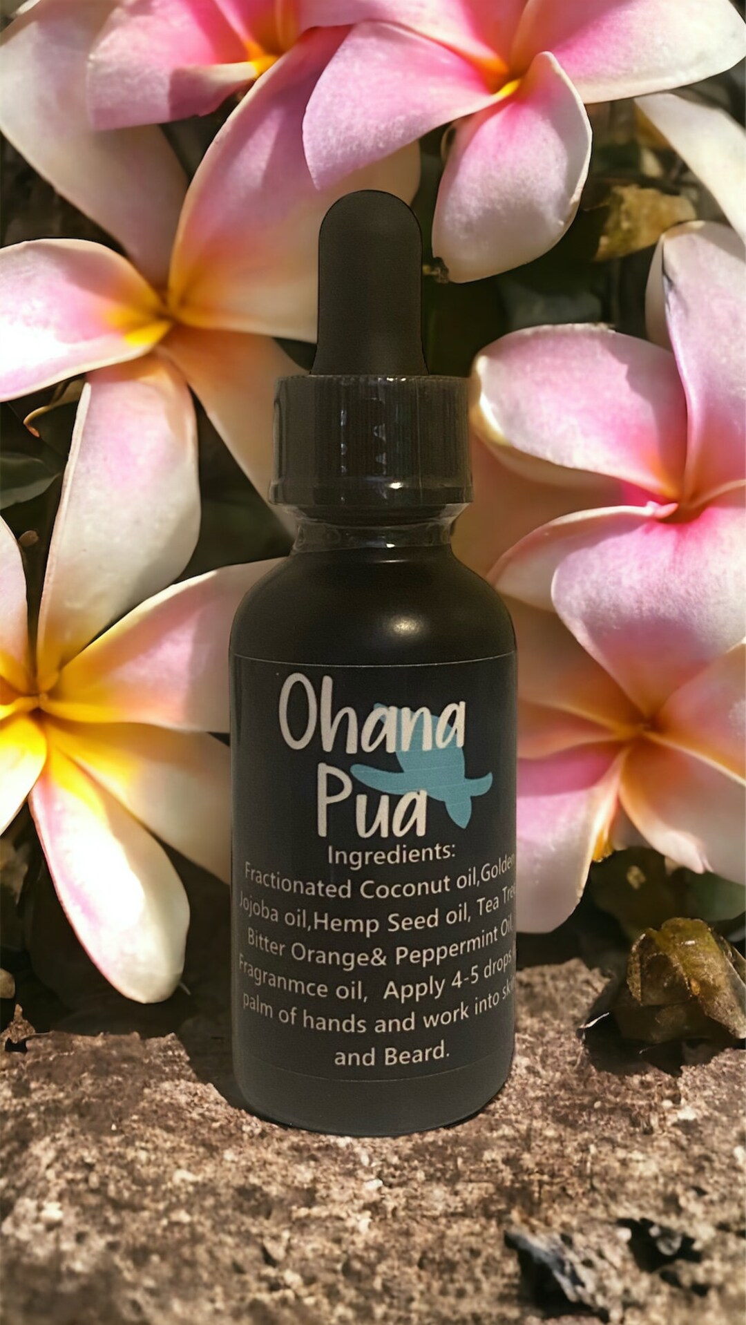 2 Oz Ohana Pua Beard Oil Hint of Leather - Etsy