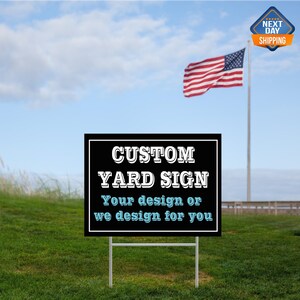 Custom Yard Sign, Personalized Yard Sign, Outdoor Sign, Custom Your Own ...