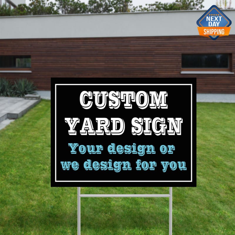 Custom Yard Sign - Etsy
