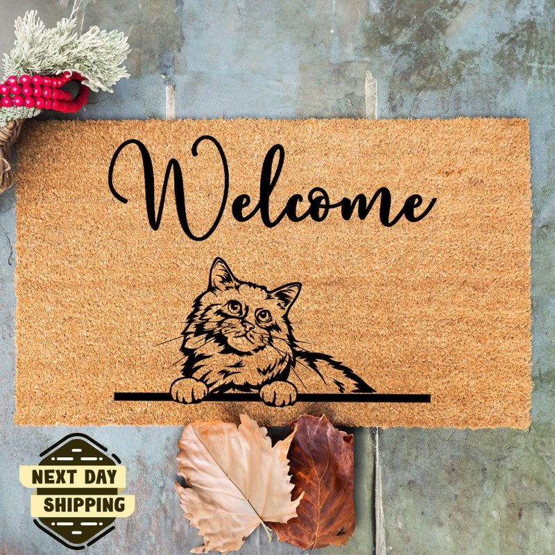 Cat Door Mats Outdoor - Etsy