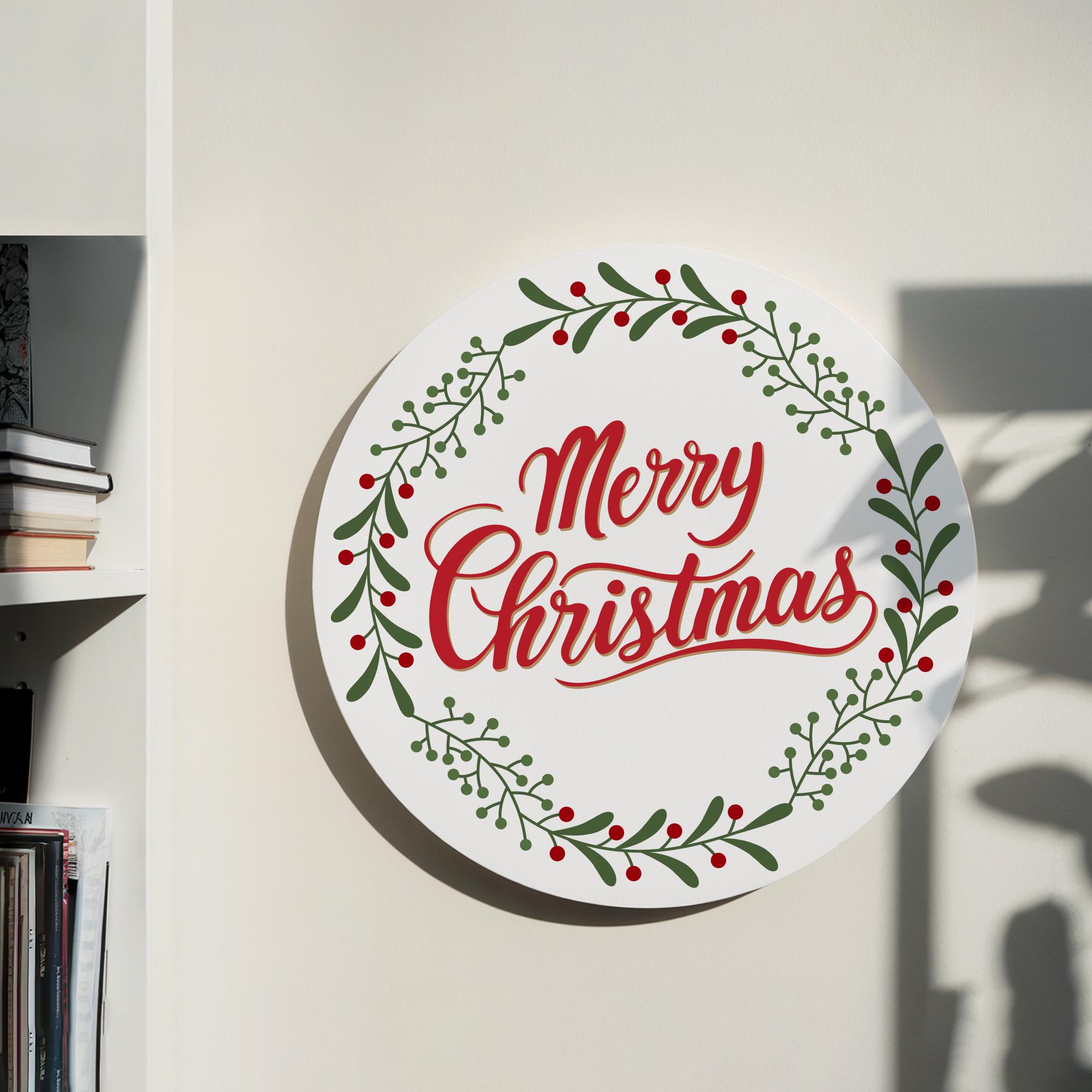 Christmas Wooden Sign, Xmas Wall Sign, Holiday Wall Decor, Rustic Wall ...