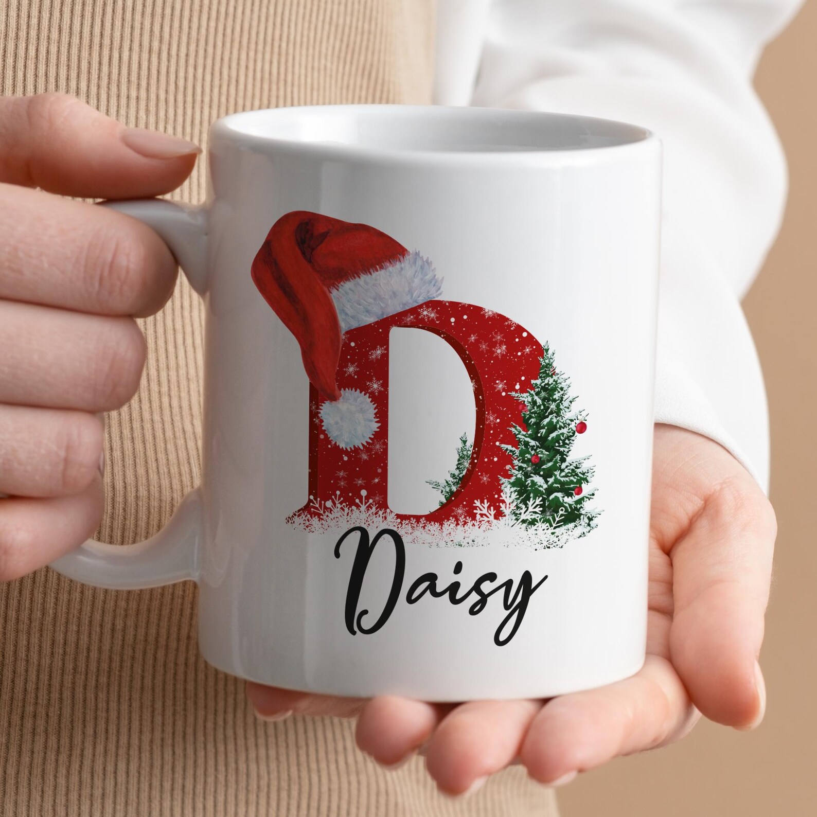 Personalized Christmas Mug, Christmas Mug, Secret Santa Gift, Christmas ...
