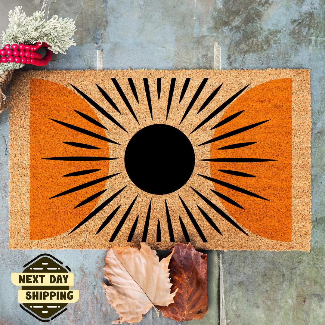 Mid Century Modern Welcome Mat, Welcome Mat, Mid Century Modern, Mid ...