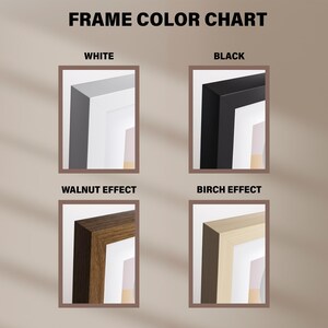 Custom Heart Shape Photo Collage, Valentine's Day Gift, Framed Print ...