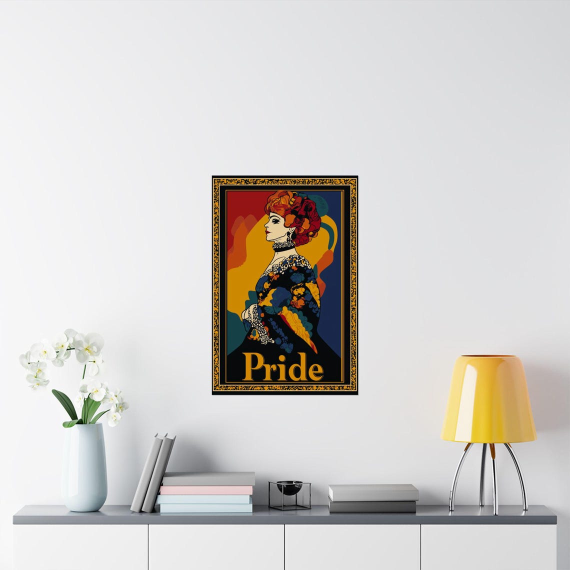 Pride Poster Wall Art Support LGBTQ Rights and Freedoms Equality Poster ...