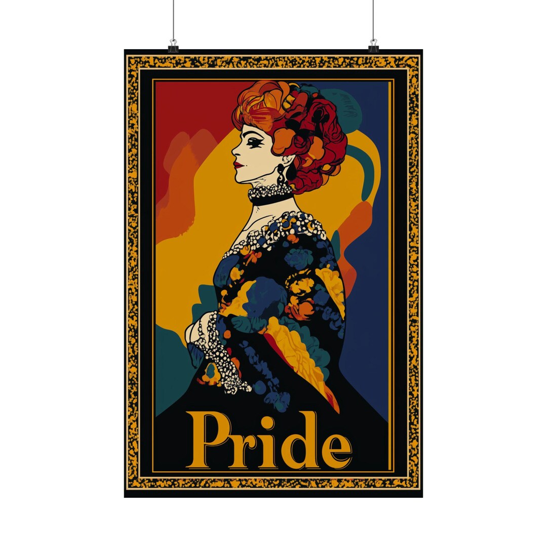 Pride Poster Wall Art Support LGBTQ Rights and Freedoms Equality Poster ...