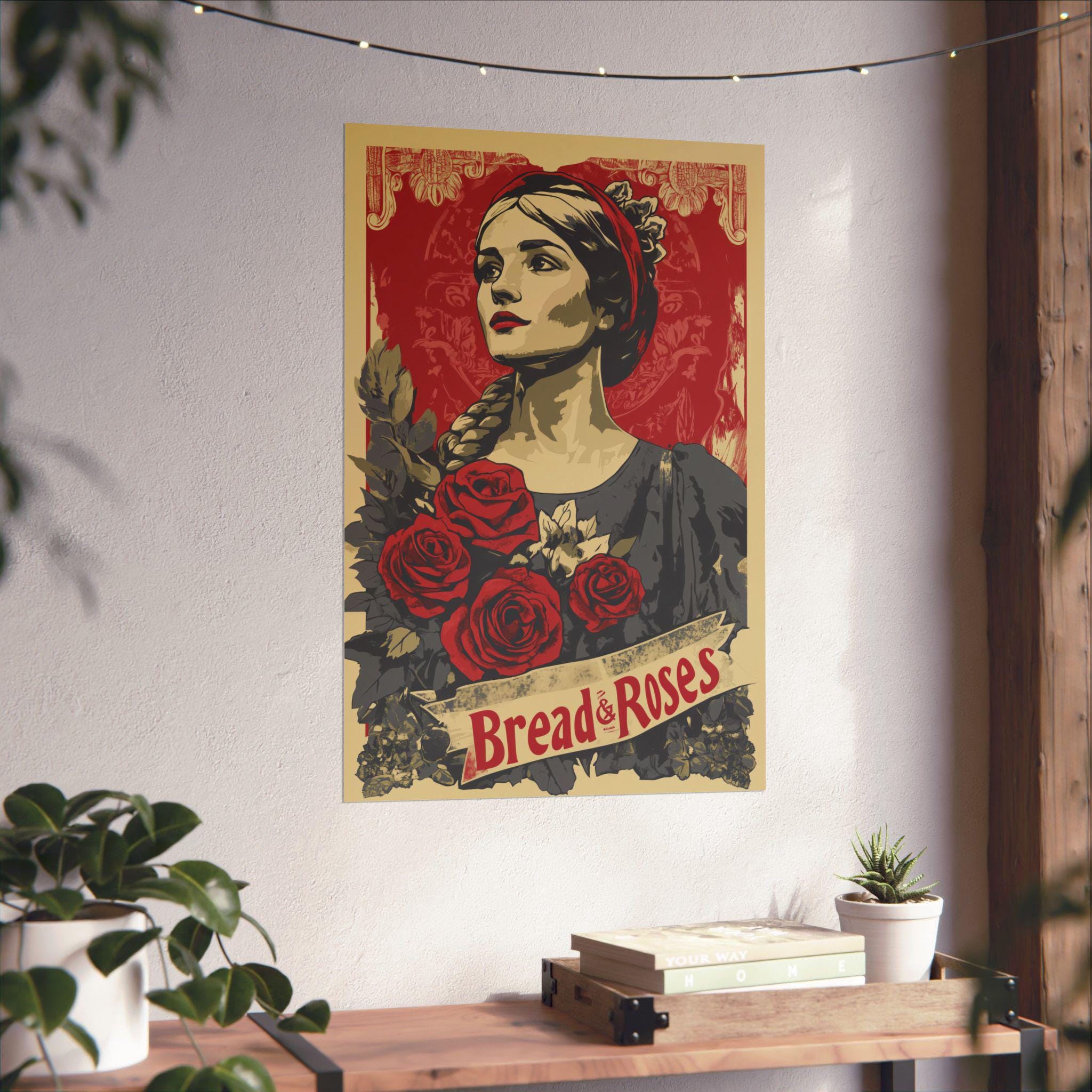 Bread and Roses Poster: Women's Suffrage Movement Art - Etsy