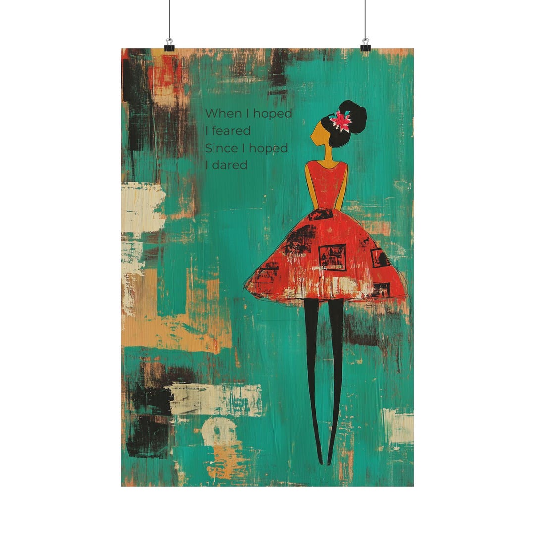 Emily Dickinson Poem Art Print: Abstract Impressionist Home Decor - Etsy