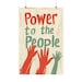 Power to the People Poster Wall Art Empowering Art for Activists ...
