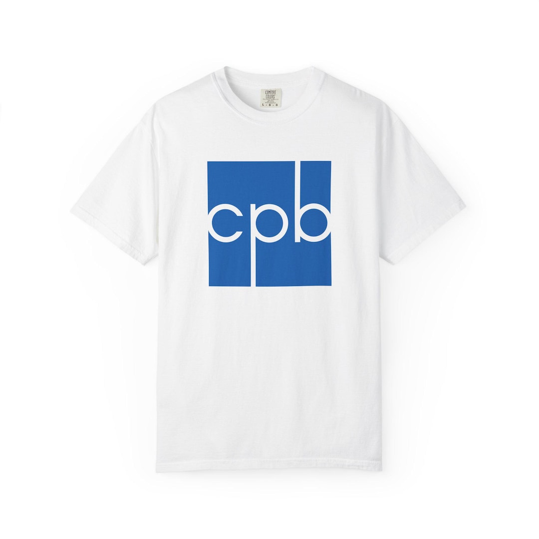 CPB T-shirt: Corporation for Public Broadcasting Garment-dyed Tee - Etsy