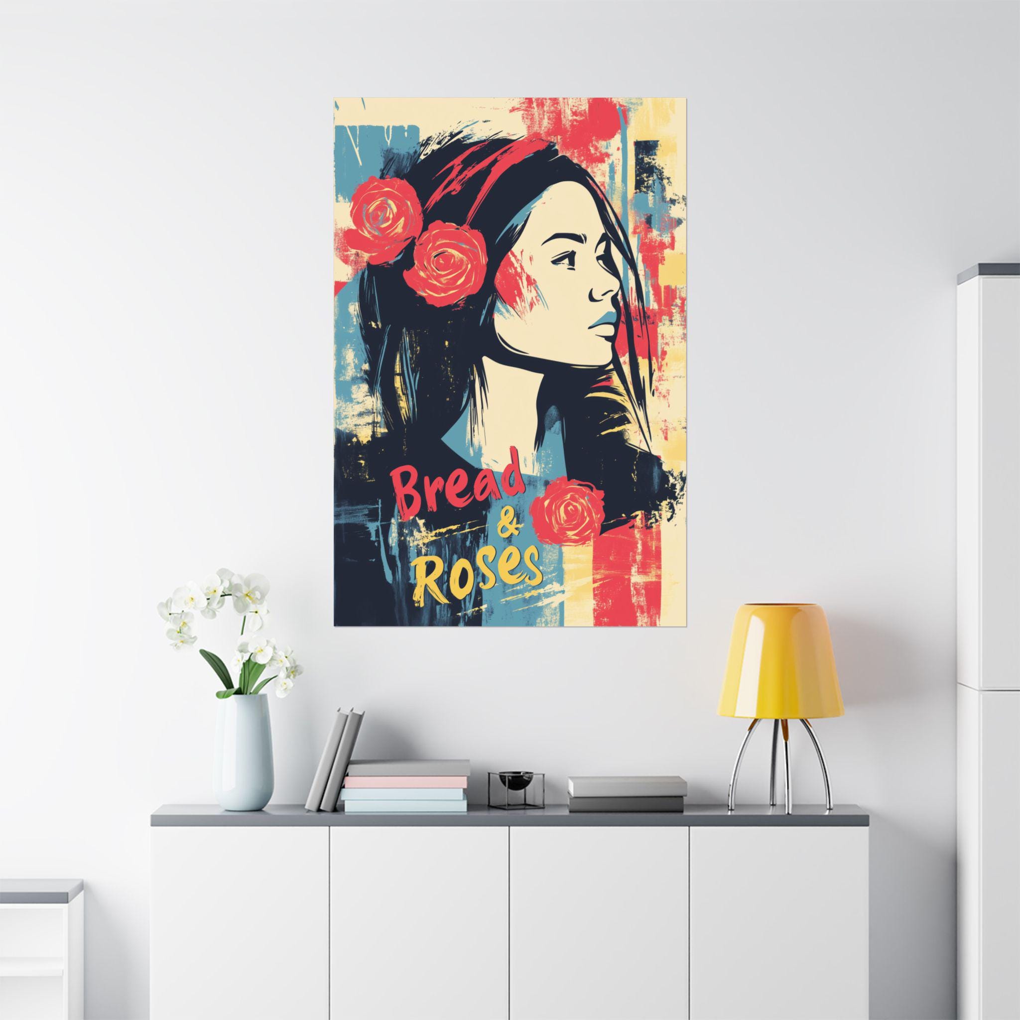 Bread and Roses Poster: Women's Suffrage Art Print - Etsy
