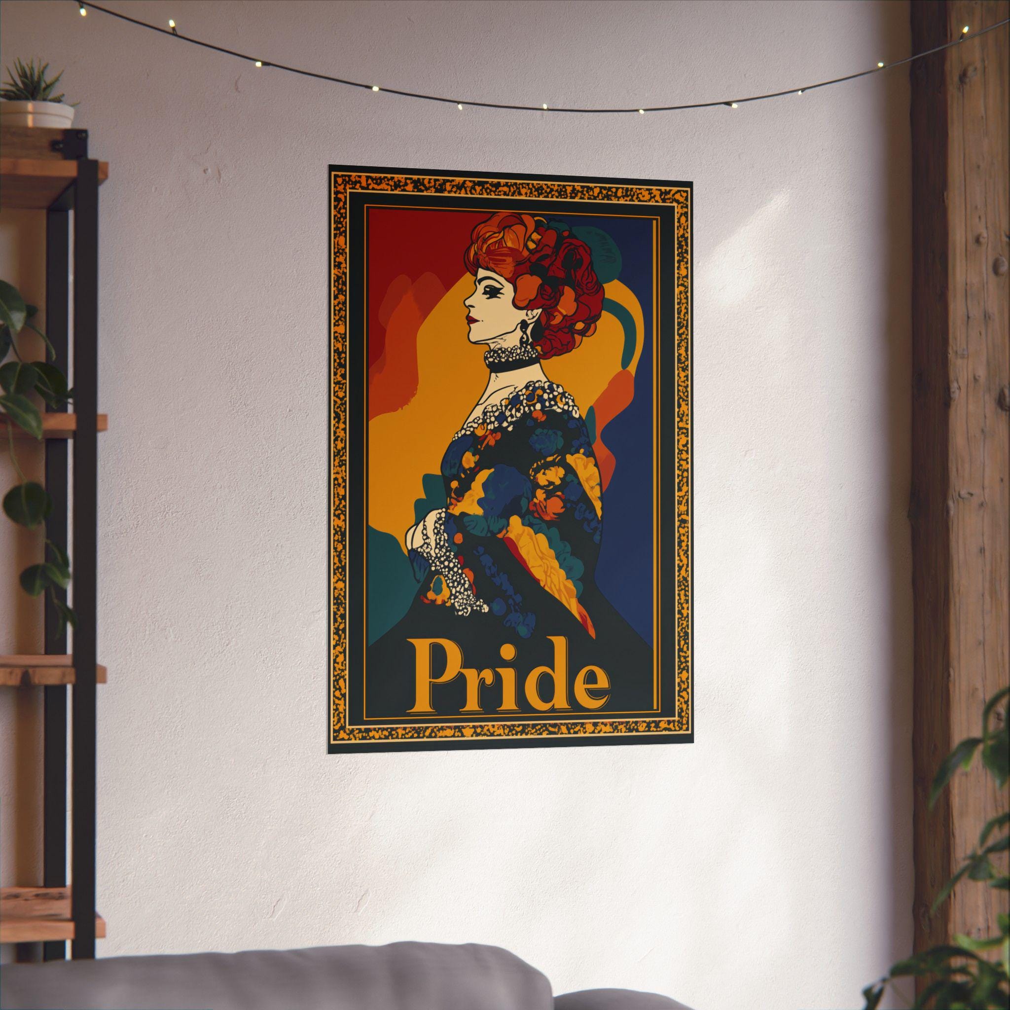 Pride Poster Wall Art Support LGBTQ Rights and Freedoms Equality Poster ...