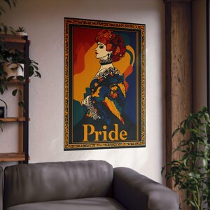 Pride Poster Wall Art Support LGBTQ Rights and Freedoms Equality Poster ...