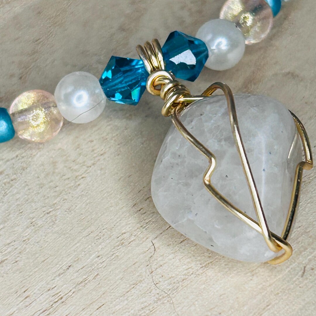 Handcrafted Healing Ovarian Cancer Awareness and Support Quartz ...