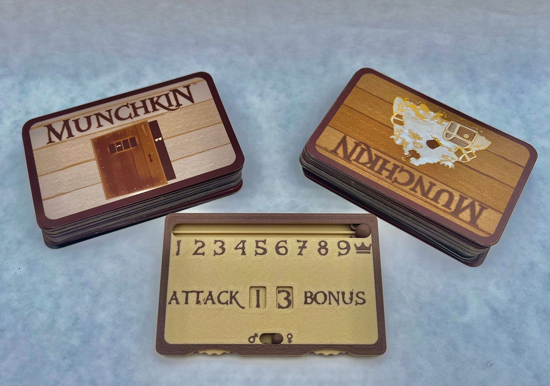 Munchkin Tracker / Munchkin Countsr kill-o-meter Card Game Counter ...